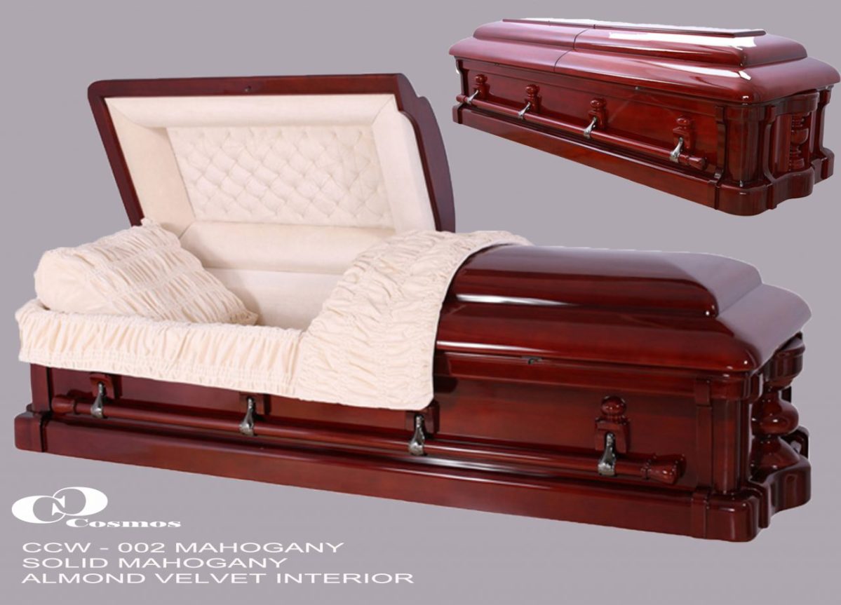 Wood CCW 002 Mahogany – CosmosCaskets.com