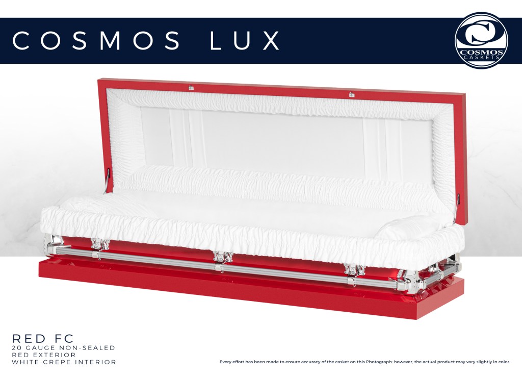 Cosmos Lux Red FC – CosmosCaskets.com