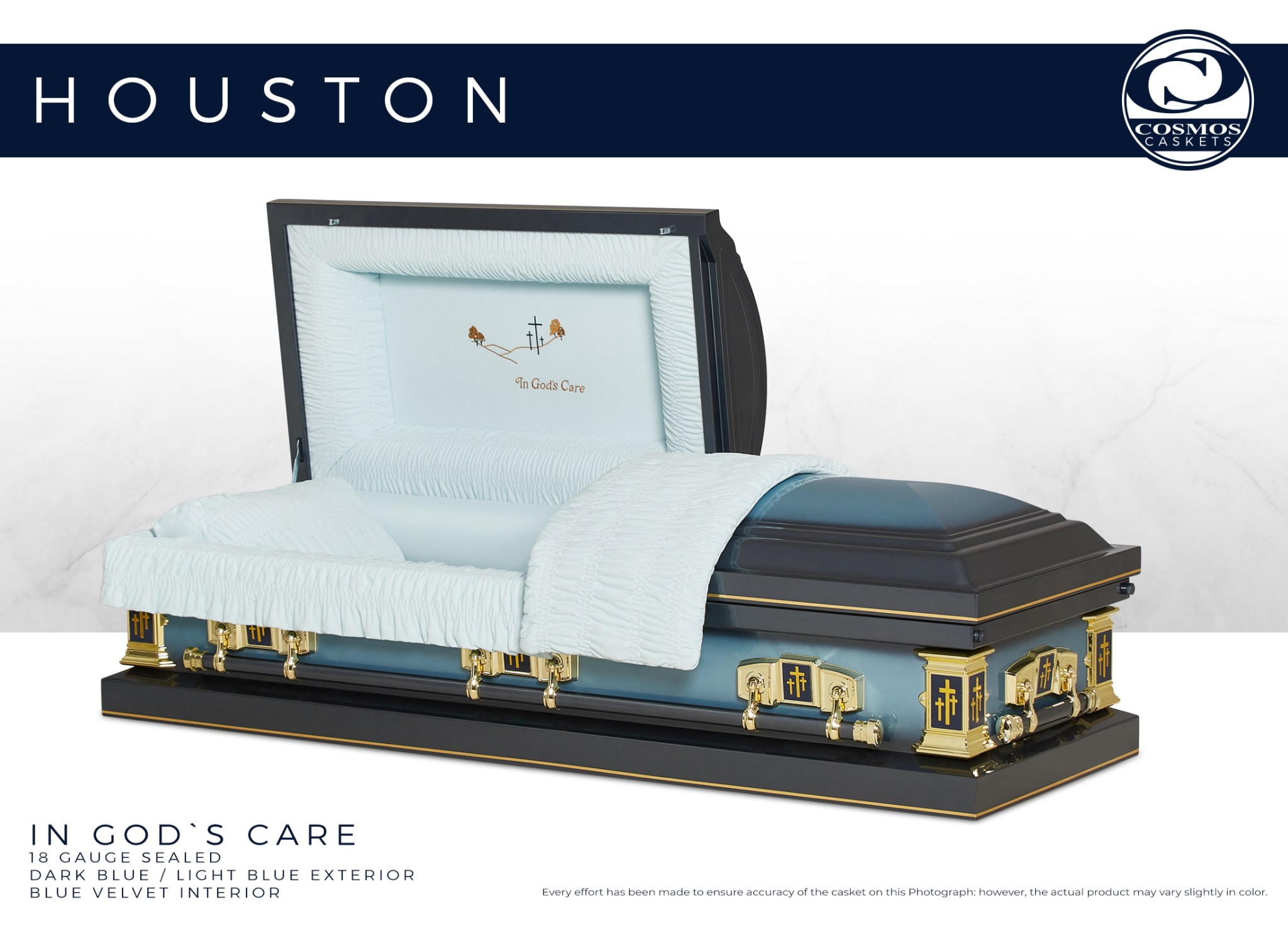 Houston In God`s Care – CosmosCaskets.com