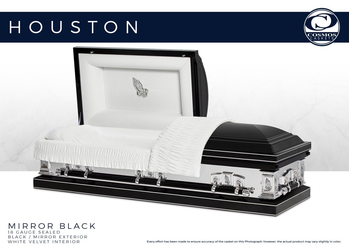 Houston Mirror Black – CosmosCaskets.com