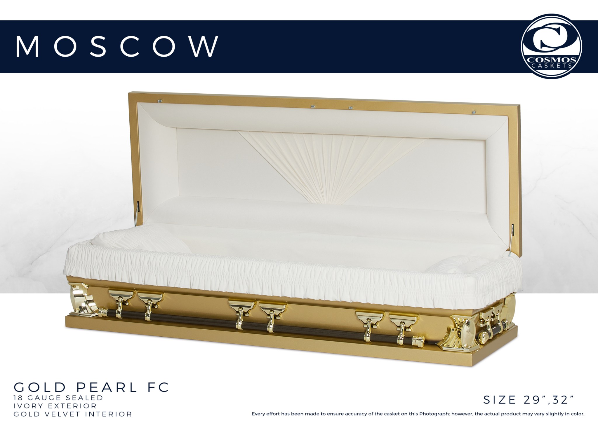 Moscow Gold Pearl FC – CosmosCaskets.com