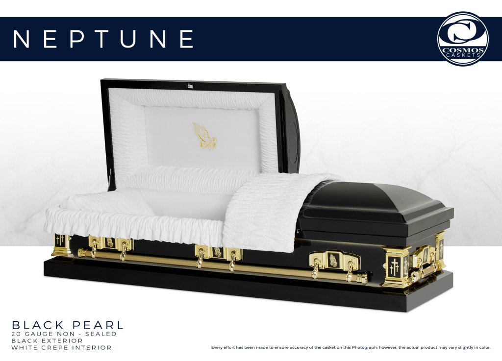 Neptune Black Pearl – CosmosCaskets.com