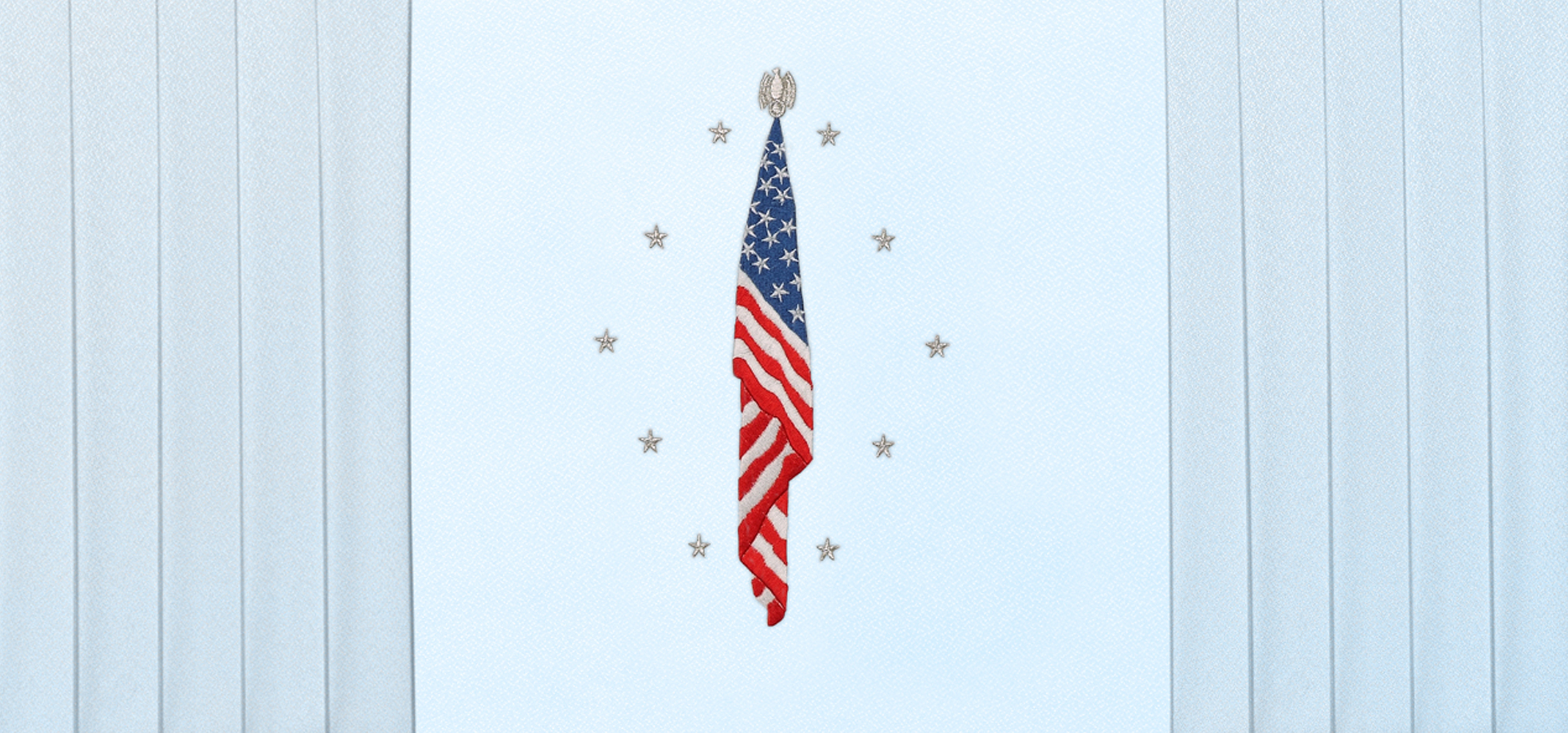 Blue Flower Panel – CosmosCaskets.com