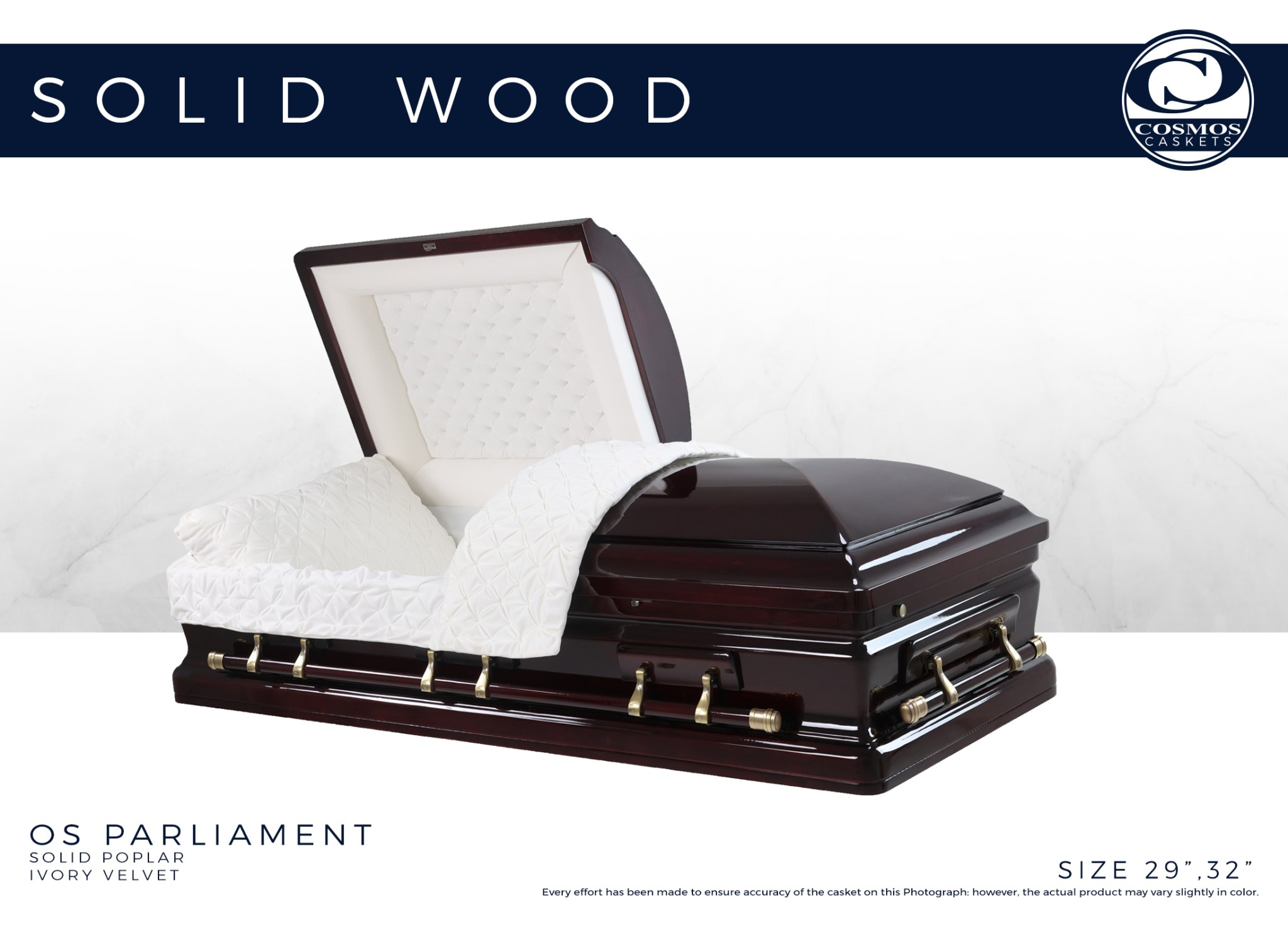 Solid Wood Caskets – CosmosCaskets.com