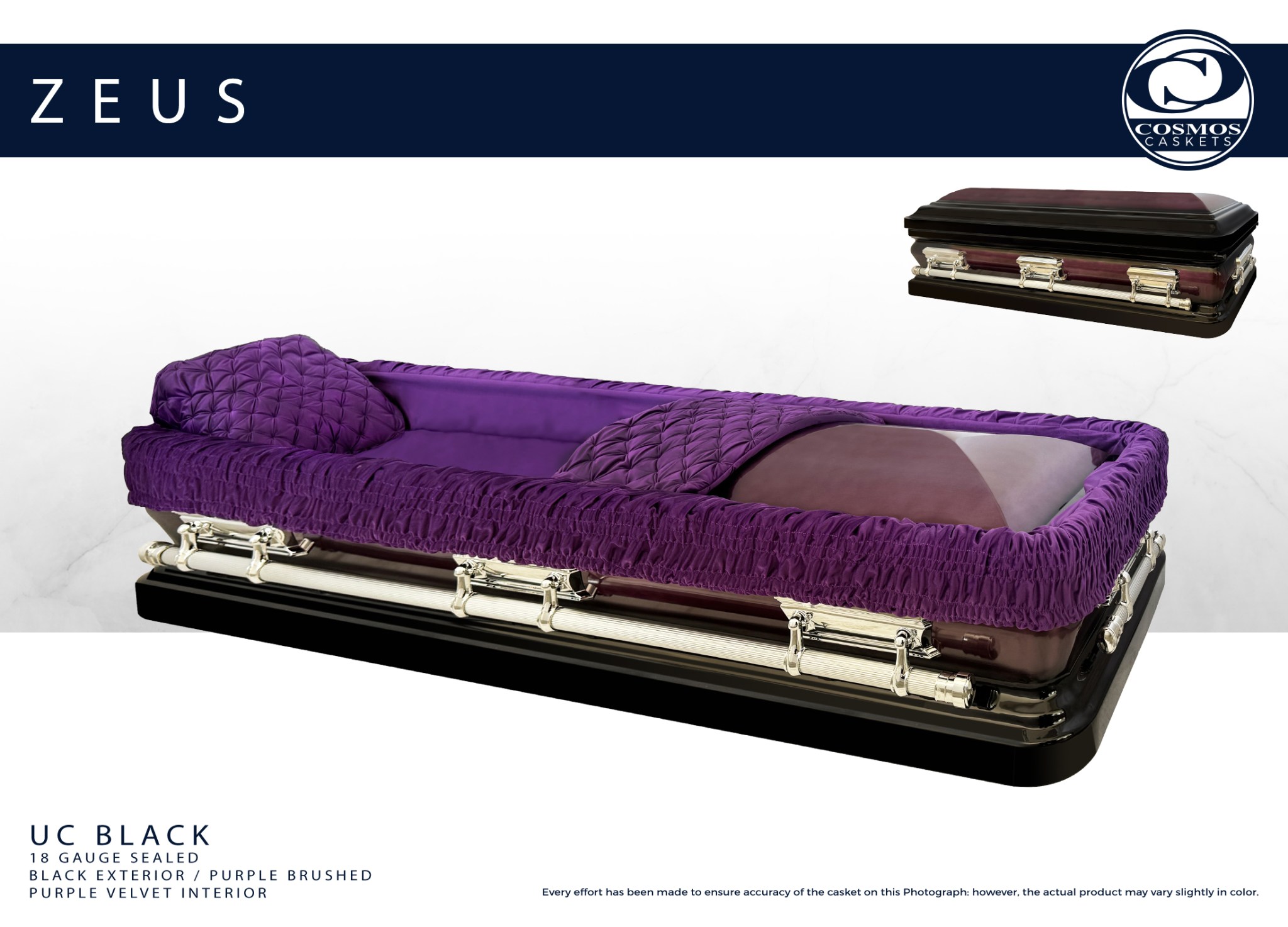 Zeus UC Black – CosmosCaskets.com