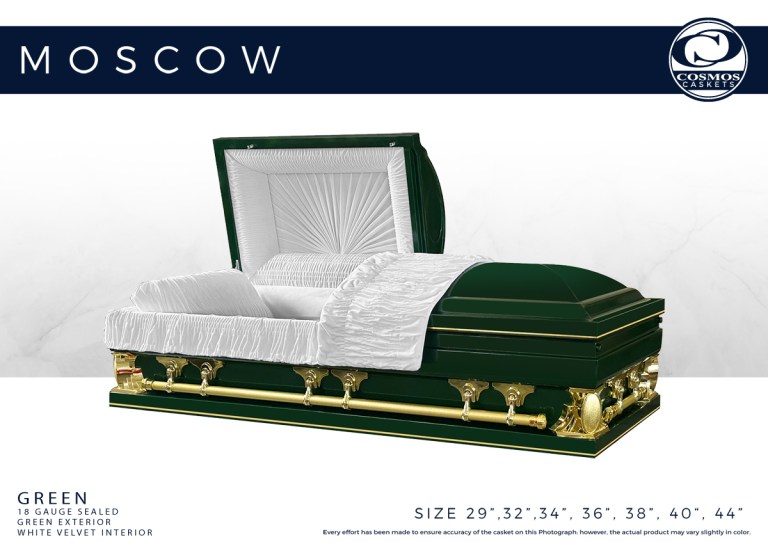 Moscow Green – CosmosCaskets.com